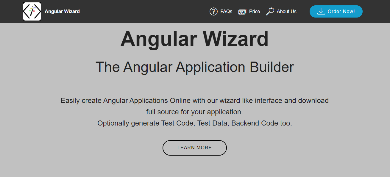 Angular Wizard The Angular Application Builder